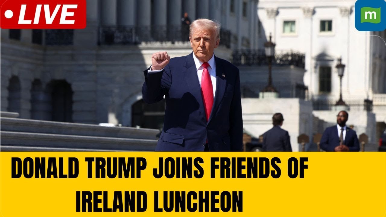 LIVE: President Donald Trump participates in the Friends of Ireland ...