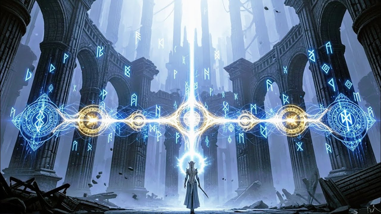 Ancient Runes Ambient | Ethereal Cyberpunk Music for Focus, Study ...