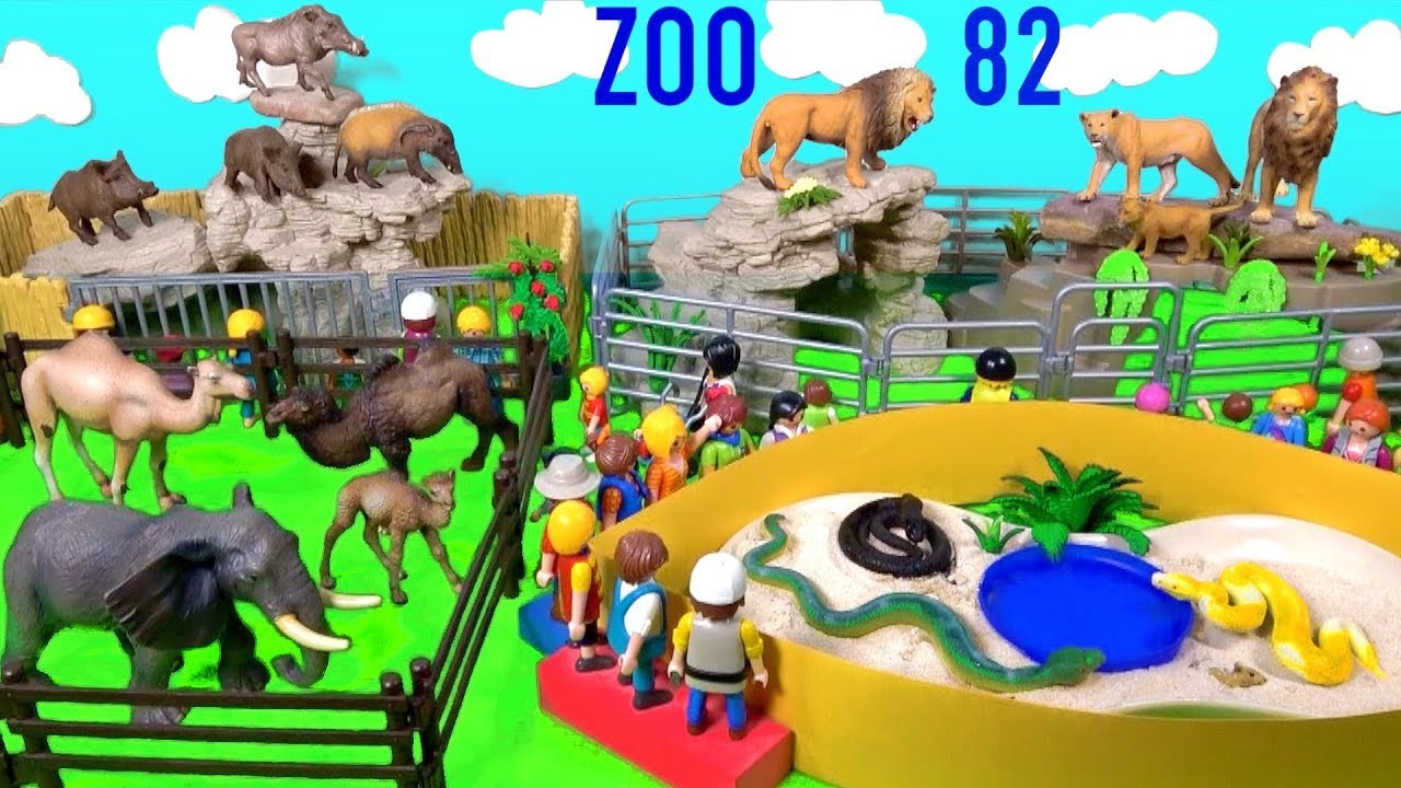 Wild Zoo Animal Toys For Kids Snake Pit! Learn Animal Names and Sounds ...
