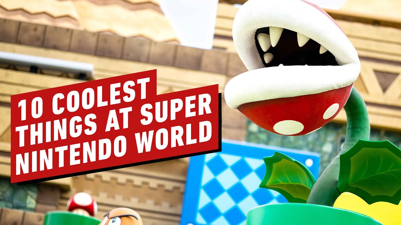 10 Coolest Things We Found at Super Nintendo World Hollywood - YouTube