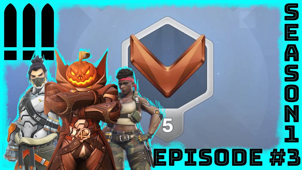 OW2 COMP (DPS) S1 E3 ROAD TO BRONZE 5! (The most wholesome teammates ...