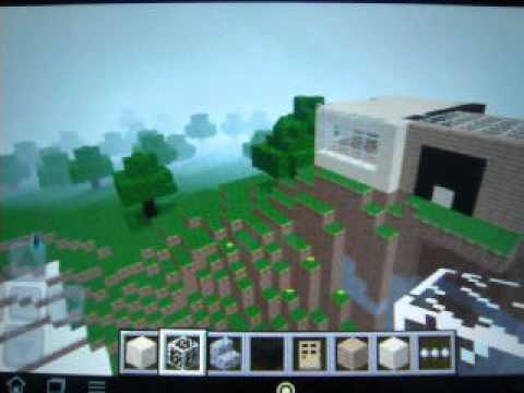 Minecraft maison carrée aménagée - YouTube