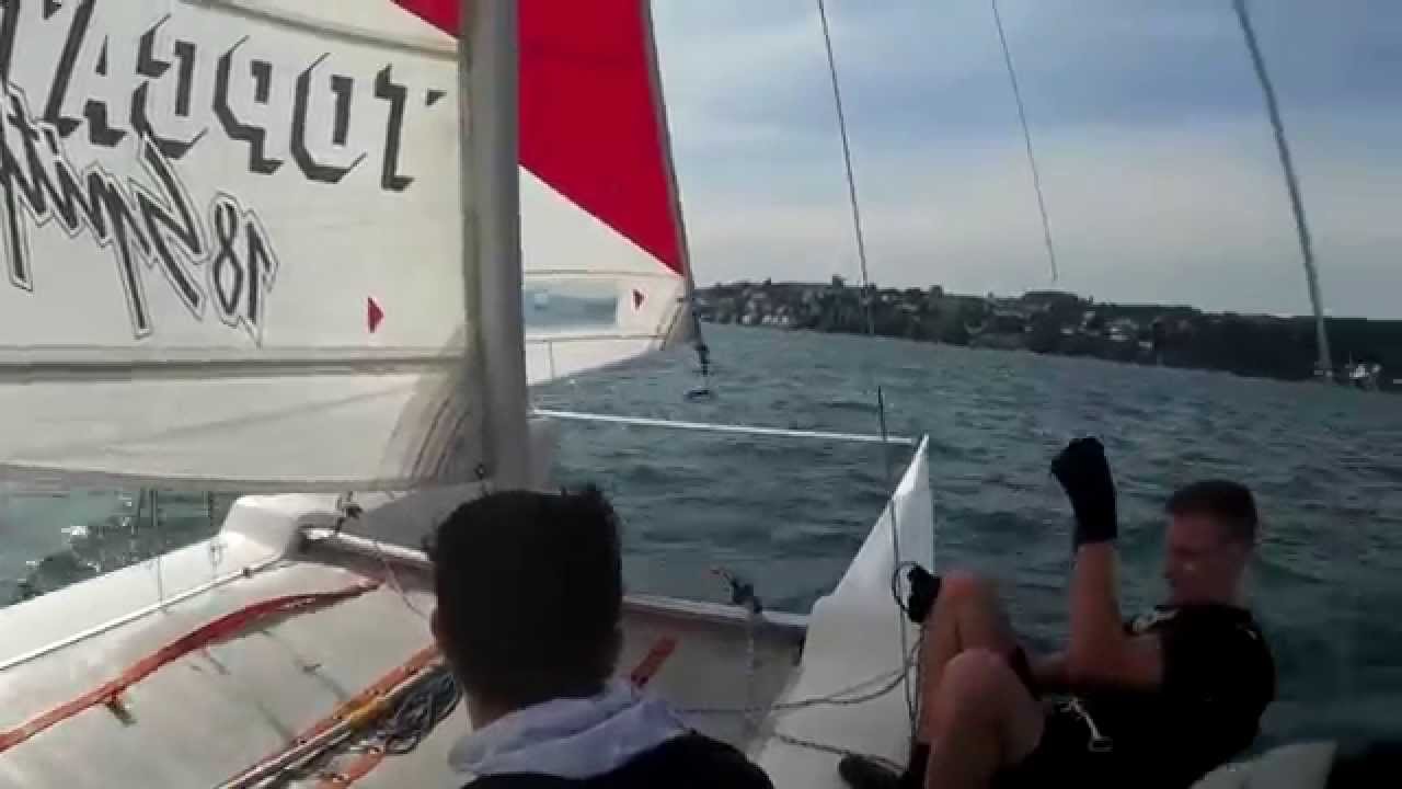 Topcat 18 Spitfire Bodensee 23.07.2014 Mobius ActionCam - YouTube