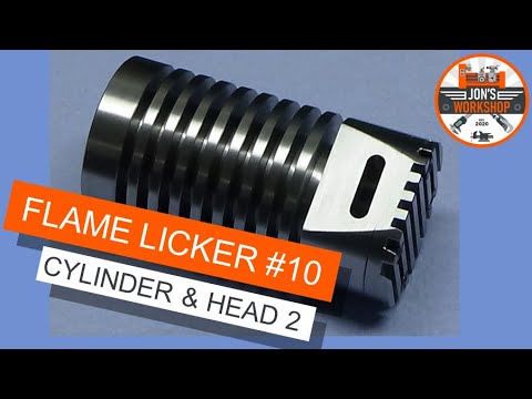 Making a Flame Licker Engine "Marc" by Jan Ridders. Part 10 - Cylinder ...