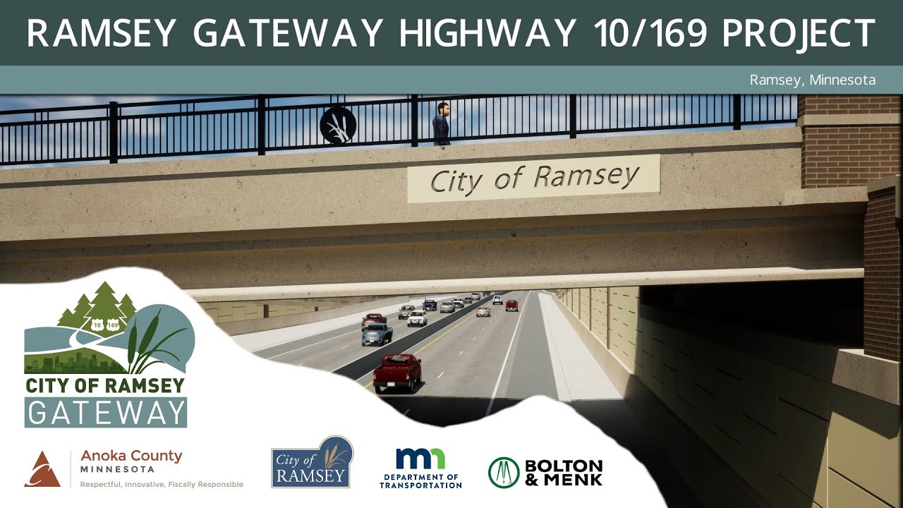 Ramsey Gateway Highway 10/169 Project - YouTube