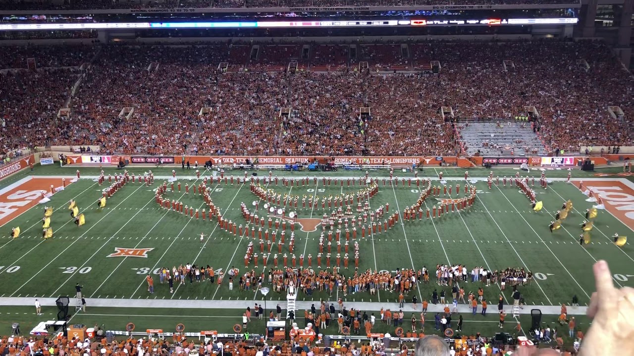 University of Texas Longhorn Band, UT-USC September 15, 218 - YouTube