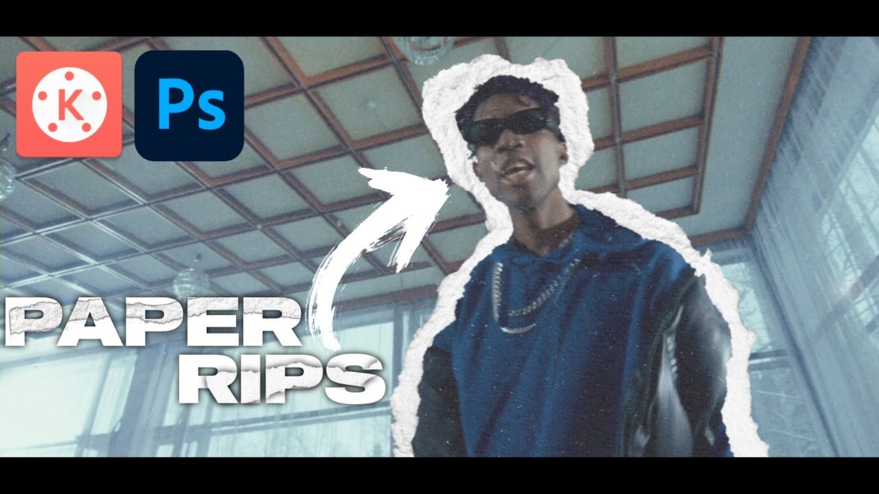 How to turn anything into paper rip in Kinemaster🔥 - YouTube