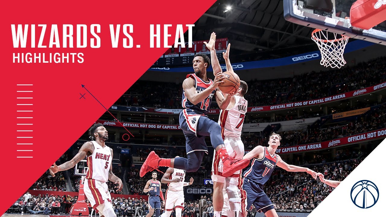 Highlights: Wizards vs. Heat -12/30/19 - YouTube