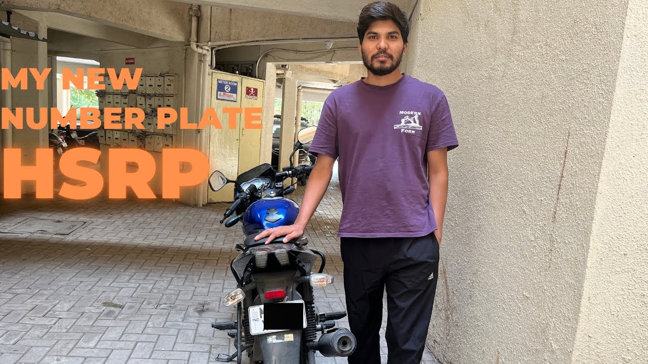 My experience of HSRP number plate Installation in Pune Maharashtra🏍️ ...