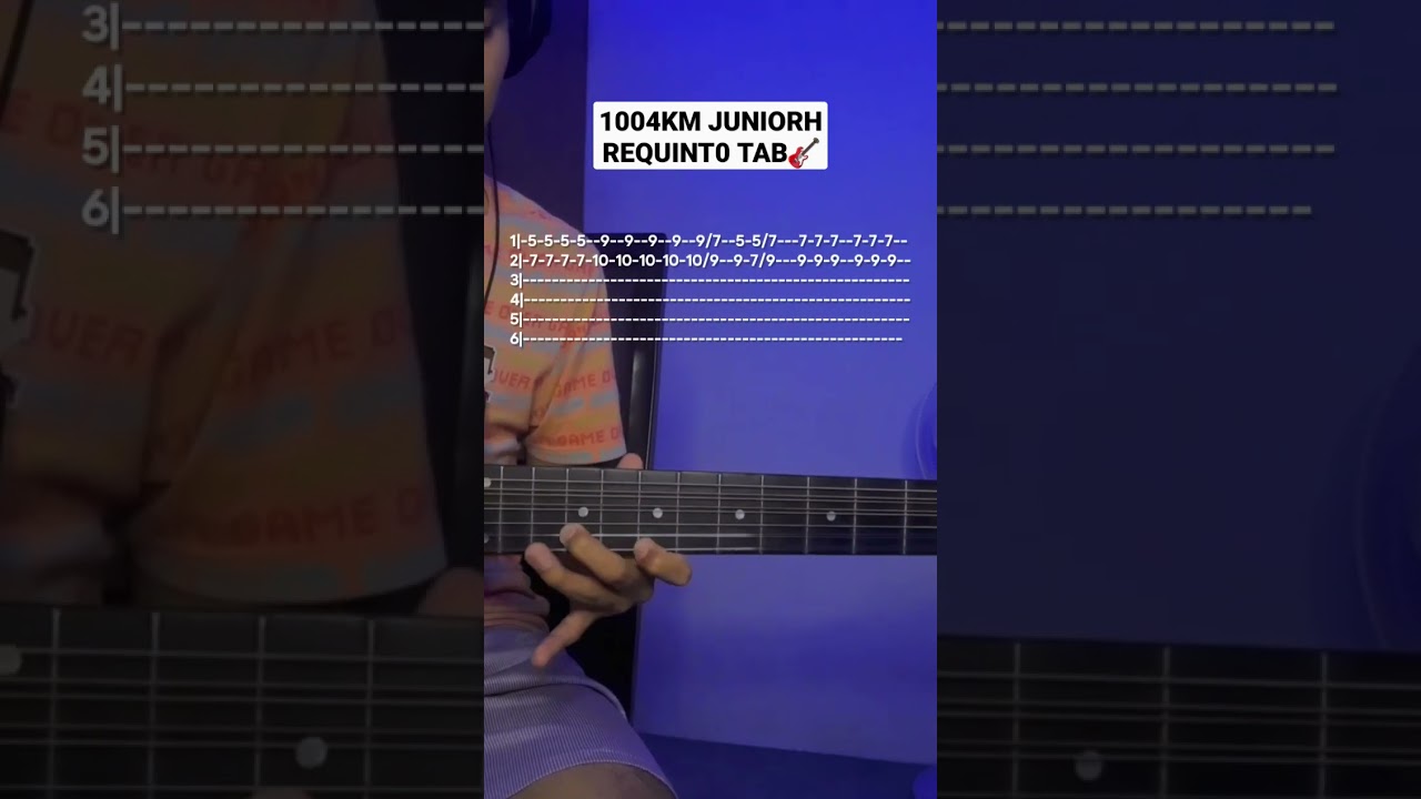 1004 KM-JUNIOR H| REQUINTO| TABS #shorts #juniorh Acordes - Chordify