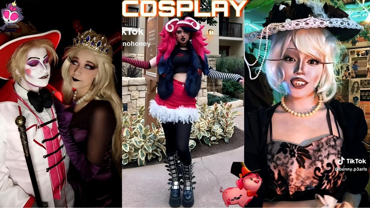 Hazbin Hotel and Helluva Boss Cosplay - Best Compilation #17 💕 - YouTube