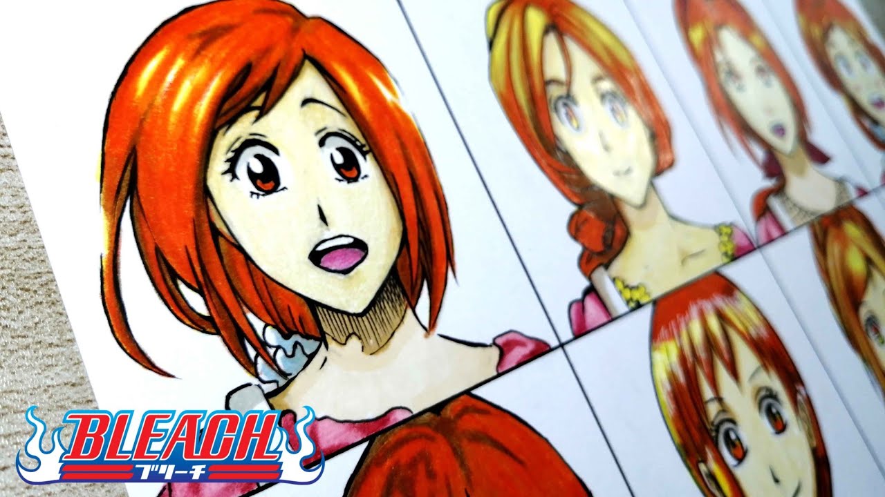 Drawing Inoue Orihime in Different Anime Styles [Bleach][ブリーチ] #28 ...