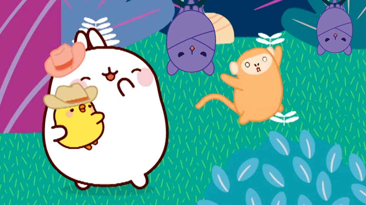 Jungle Safari Adventure - Molang And Piu Piu Fun | Cartoon Compilation ...
