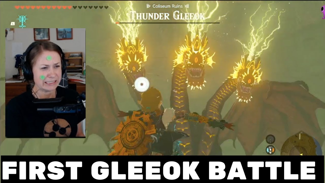 Gleeoks are so scary || First Gleeok fight || Tears of the Kingdom ...