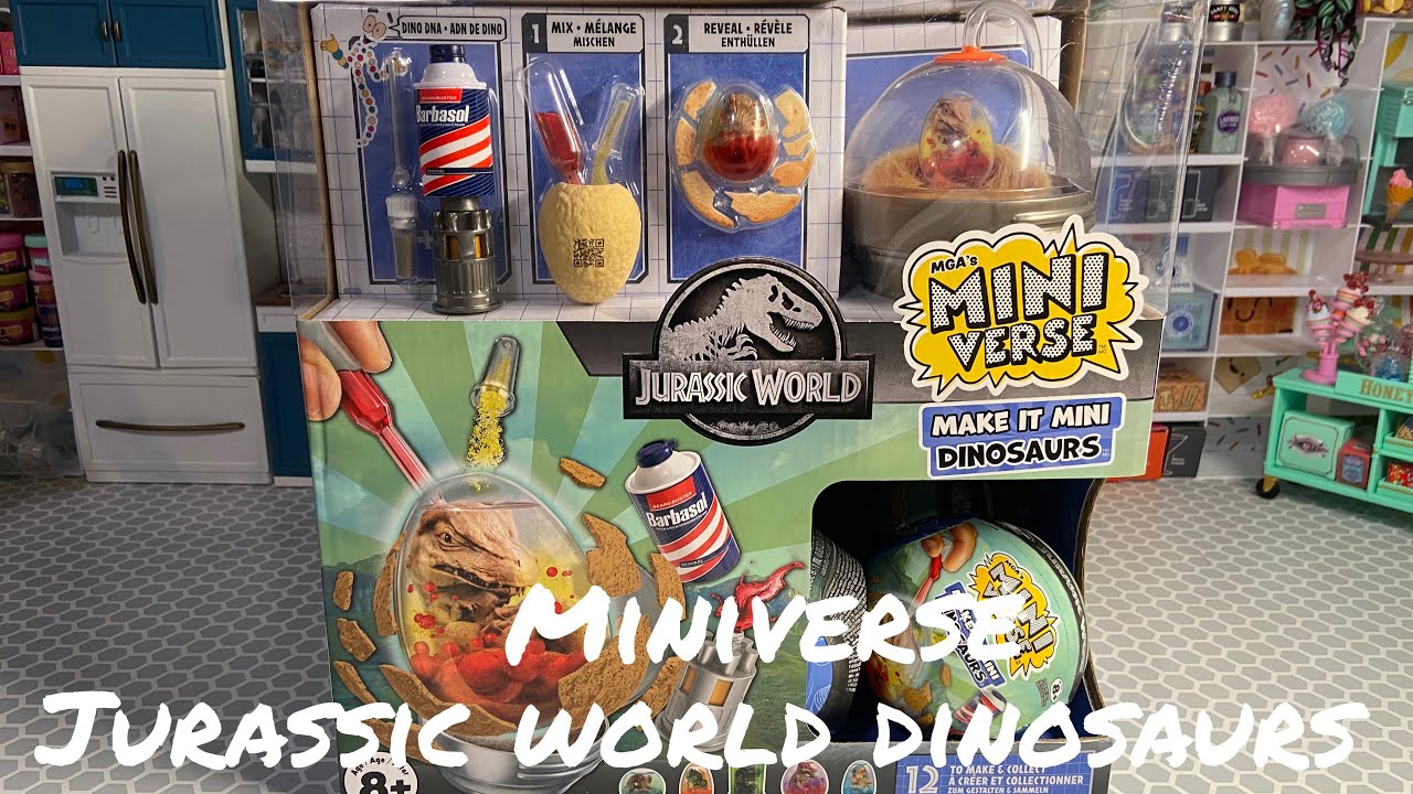 *NEW MiniVerse Jurassic World Dinosaurs: Unboxing 🦖🦕 - YouTube