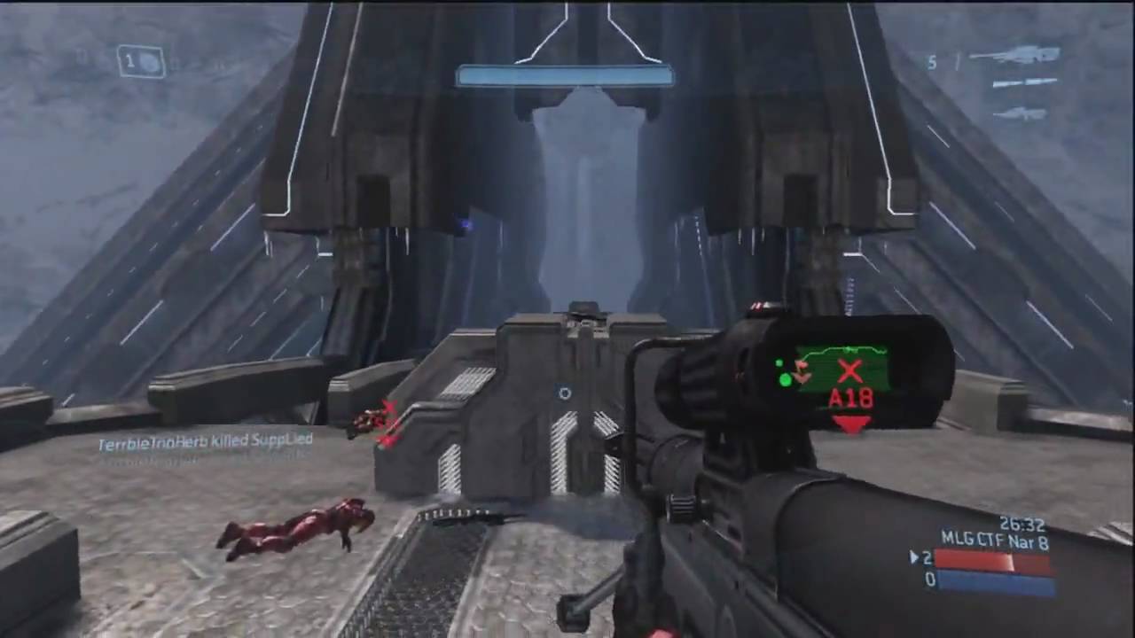 Gun Shot (A Halo 3 Pro) :: MLG Narrows CTF Gameplay - YouTube