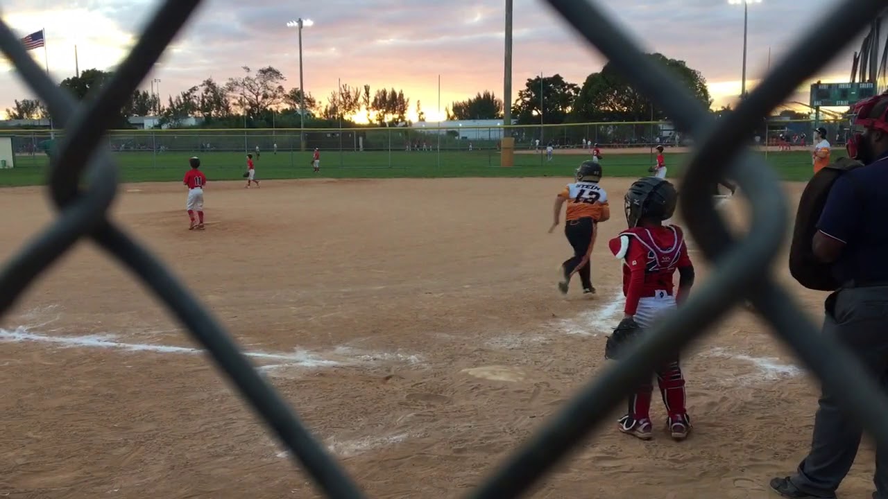 Home run - first kid pitch HR - over the fence - YouTube