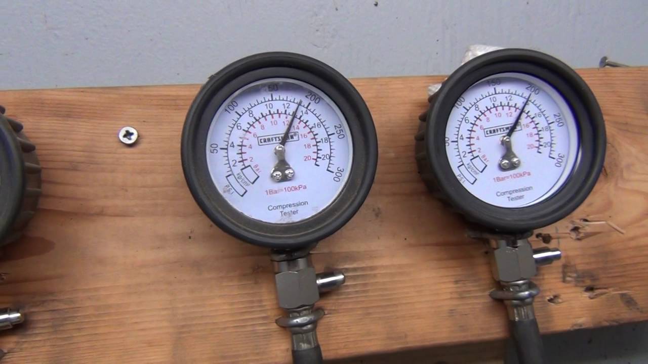 86 YX600 Engine compression test #312 - YouTube