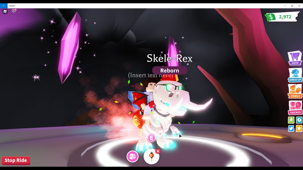 Adopt me - NEON SKELETON T-REX in the making AGAIN! And Again!! - YouTube