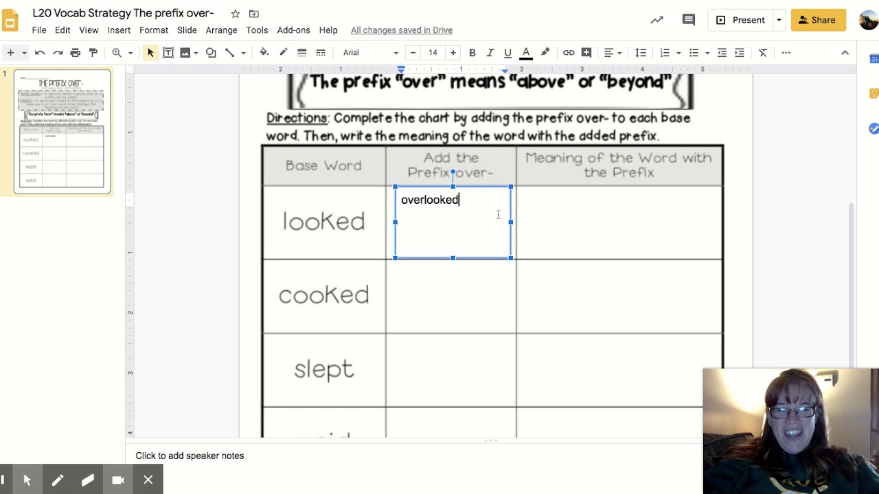 L20 Vocab Strategy The prefix over- - Google Slides - YouTube