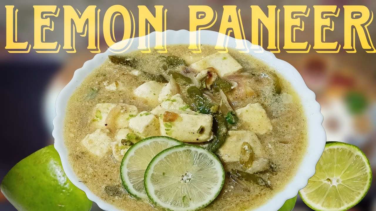 Lemon Paneer Recipe || GS Haldar Kitchen - YouTube