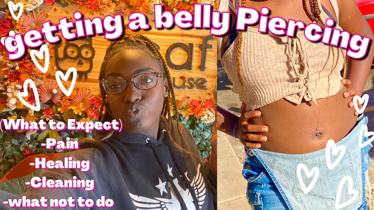 Getting a belly button piercing🤍 | What to expect, Pain, Cleaning ...