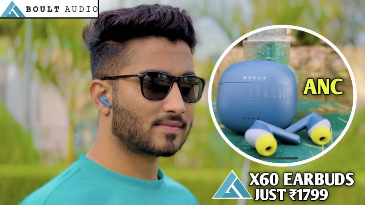 Boult X60 Earbuds | Get 30DB Active Noise Cancellation, Quad Mic ENC At ...