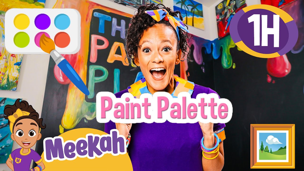 Meekah The Artist | Blippi and Meekah Educational Videos For Kids ...