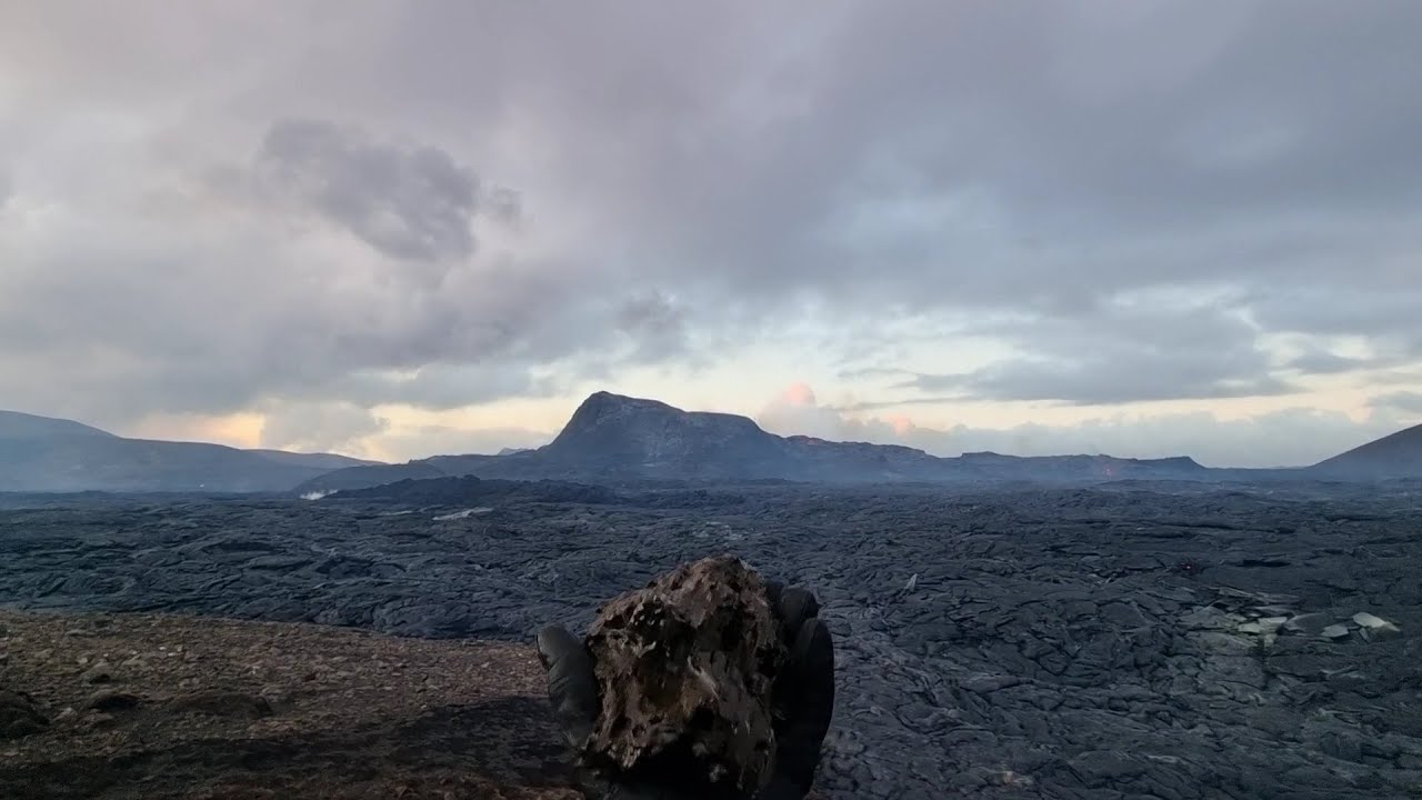 Giant Tephra flying from the Volcano - YouTube