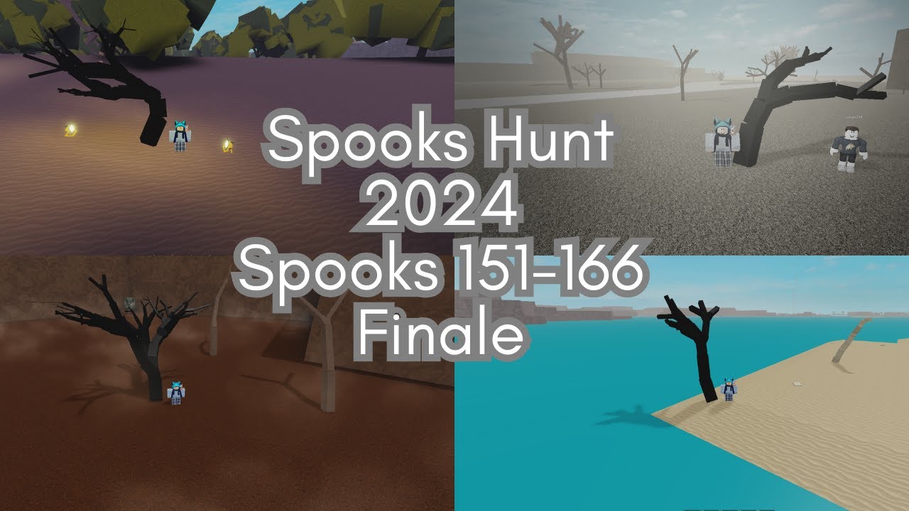 Lumber Tycoon 2 - Spook Hunt 2024 I Spooks 151 to 166 (Finale) - YouTube