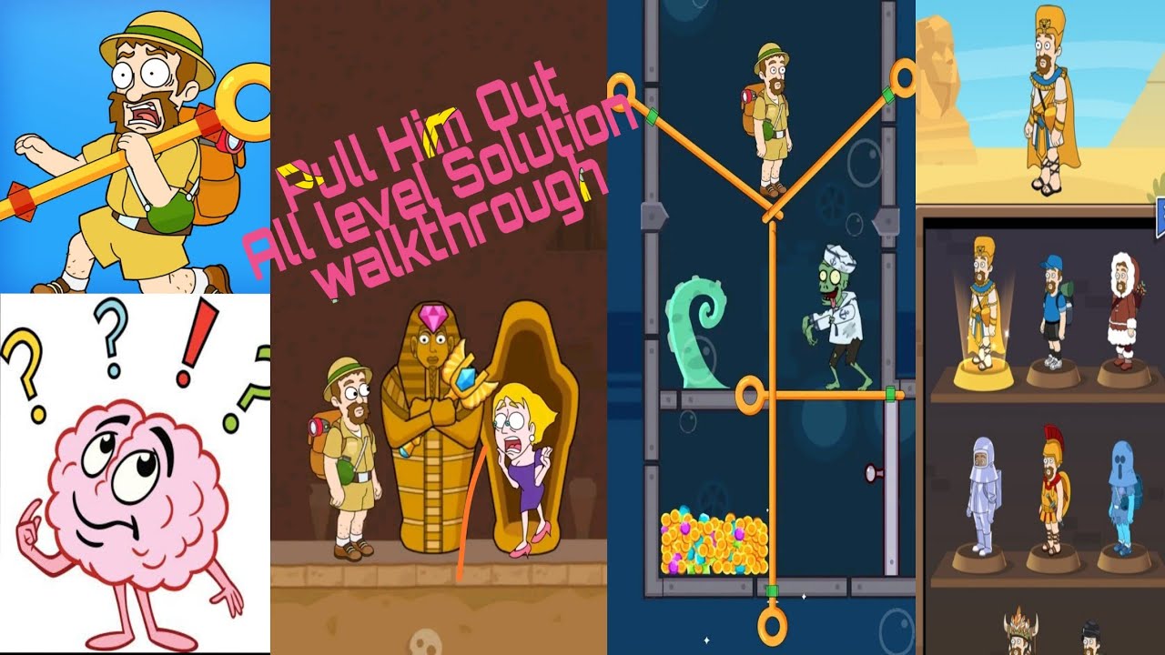 Pull Him Out-Game play Walk through All levels solution (Android,iOS ...