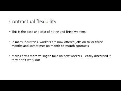 Types of labour market flexibility - YouTube