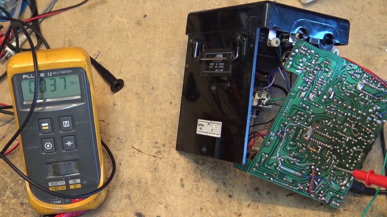 Vintage Samsung mini TV repair - YouTube