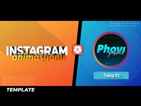 INSTAGRAM TAKİP ET ANİMASYONU TEMPLATE || KINEMASTER TEMPLATE #1