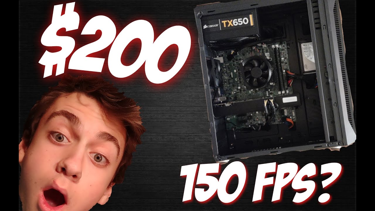 $200 Budget Gaming PC For 2021!!!! - YouTube