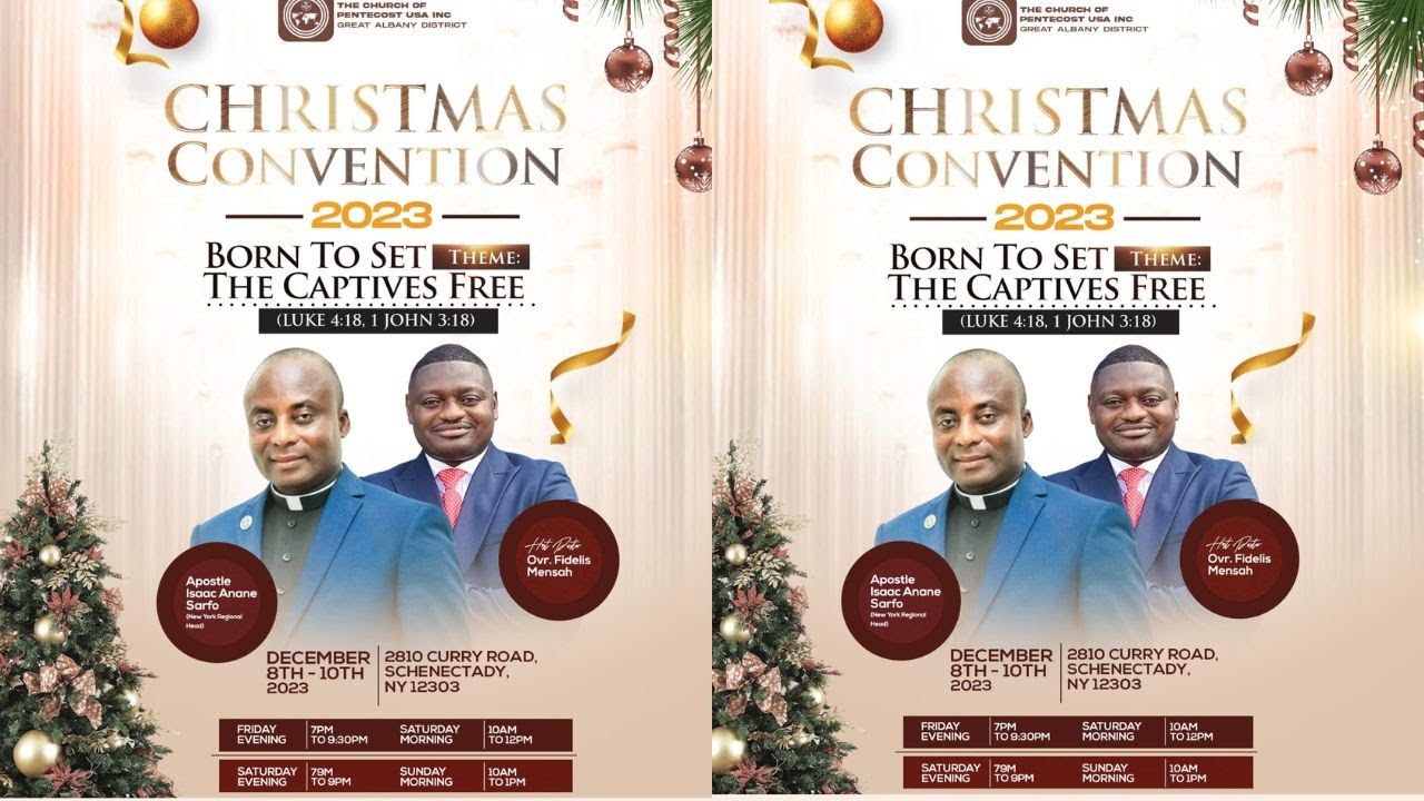 2023 Christmas Convention Saturday Evening - YouTube