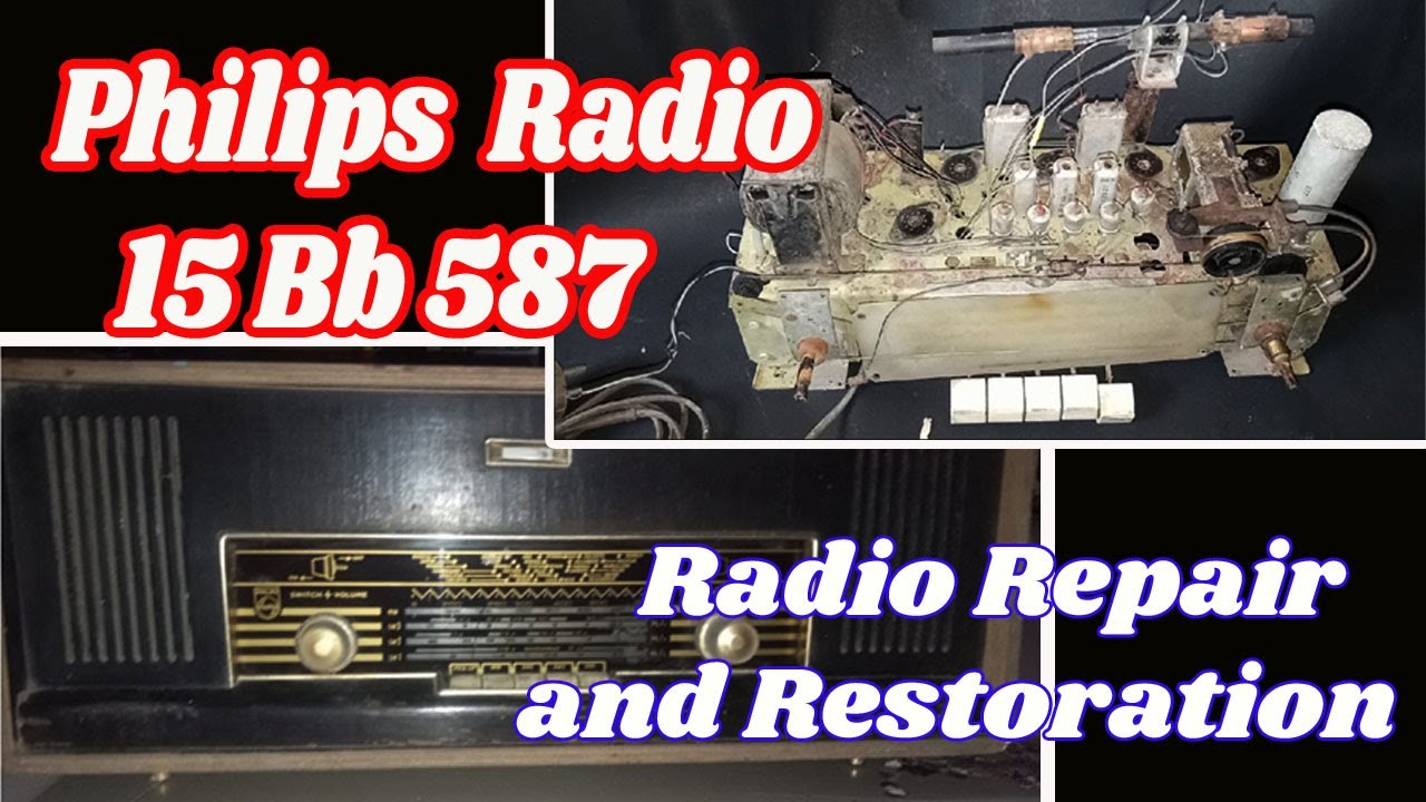 PHILIPS RADIO 15RB 587 Radio Repair and Restoration - YouTube
