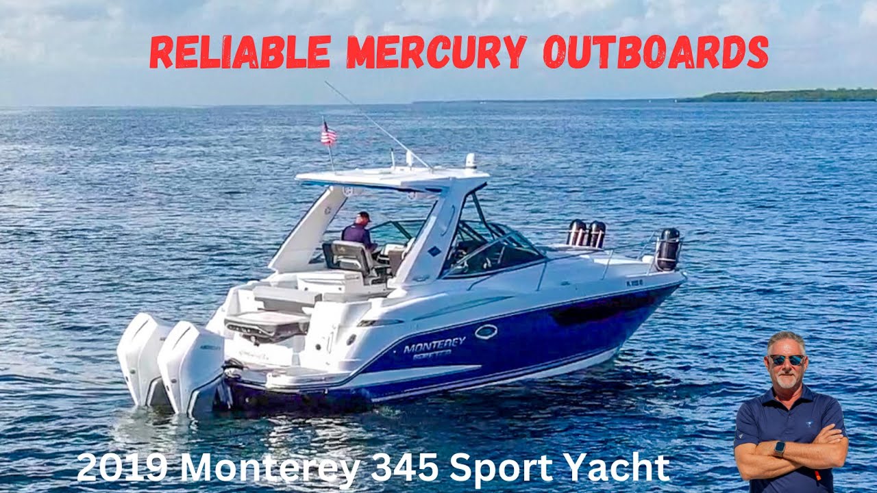 2019 Monterey 345 Sport Yacht walkthrough with Mike Kiely - YouTube
