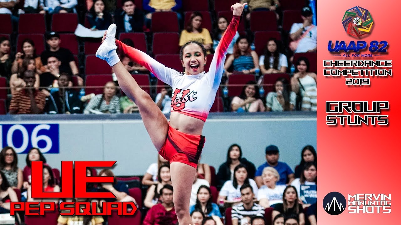 UAAP CDC 2019 - UE Pep Squad - Group Stunts Full Performance - YouTube