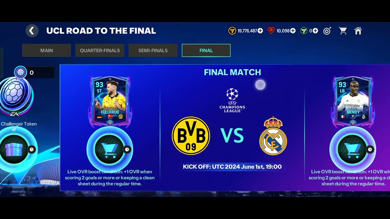 Füllkrug or Mendy? Let's Claim UCL Road to The Final Player in FC ...