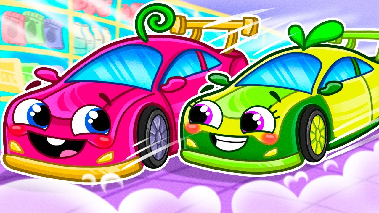 Super Shopping Carts 🏎️😍 Grocery Store Story 🥕🥦 || Voca Voca Stories 🥑 ...