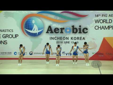 Korea  (KOR) - 2016 Aerobic Worlds, Incheon (KOR) - Qualifications Group