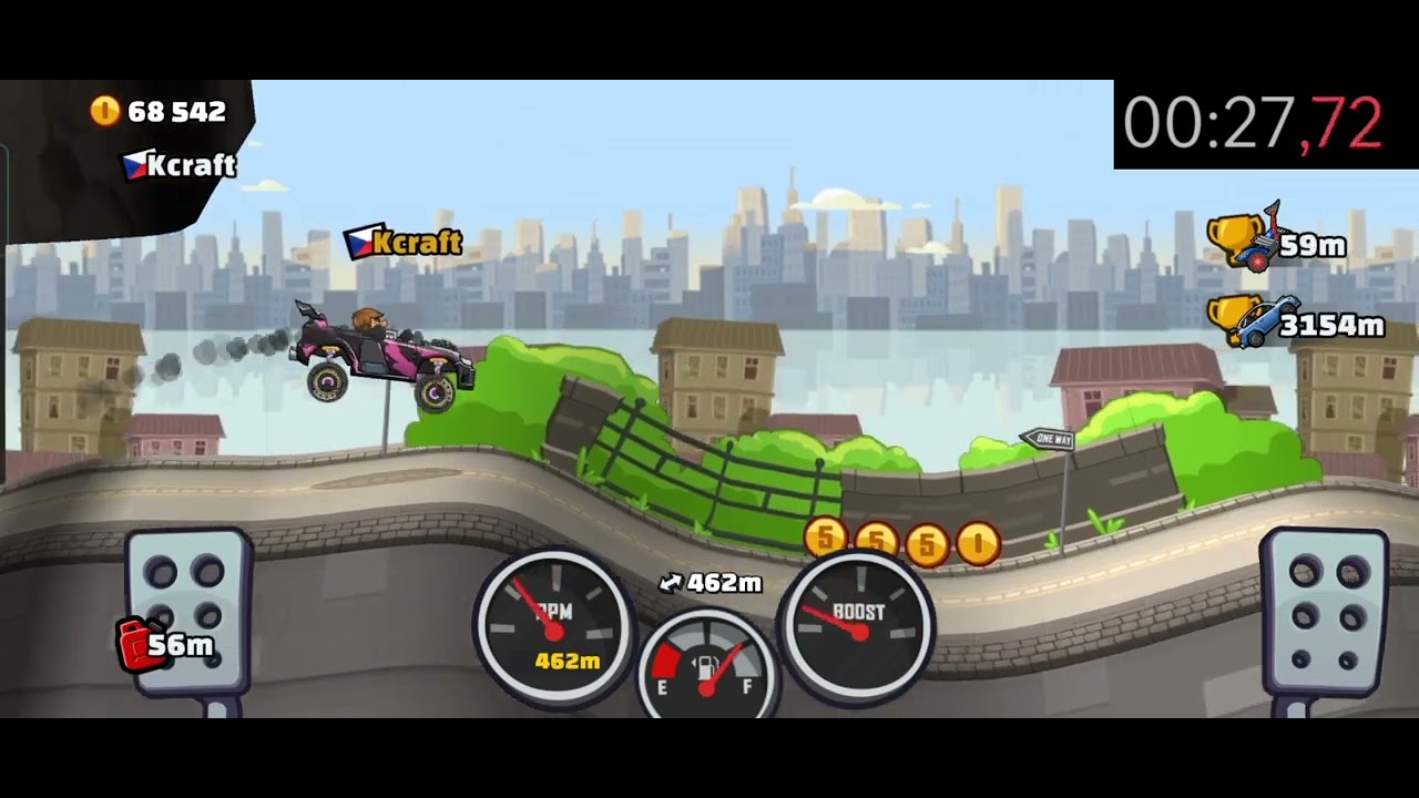 Intense city speedrun 0.59 1km - YouTube