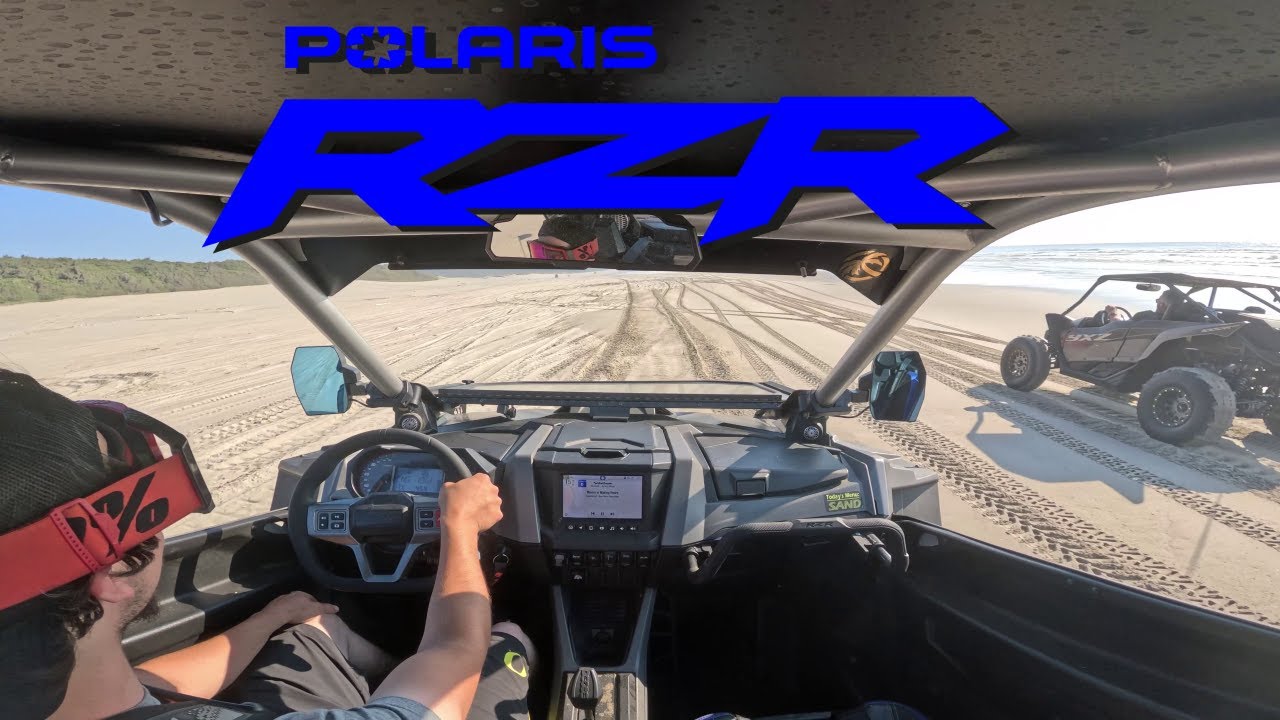Dune Rip in a Polaris Pro R at Sand Lake - YouTube