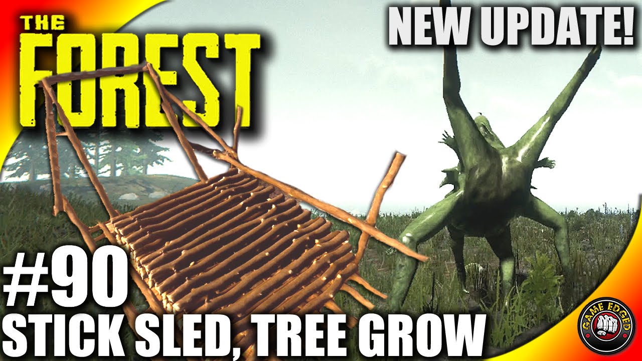 The Forest Gameplay - NEW UPDATE! V0.42 Stick Sleds, Floor Fix, Tree ...