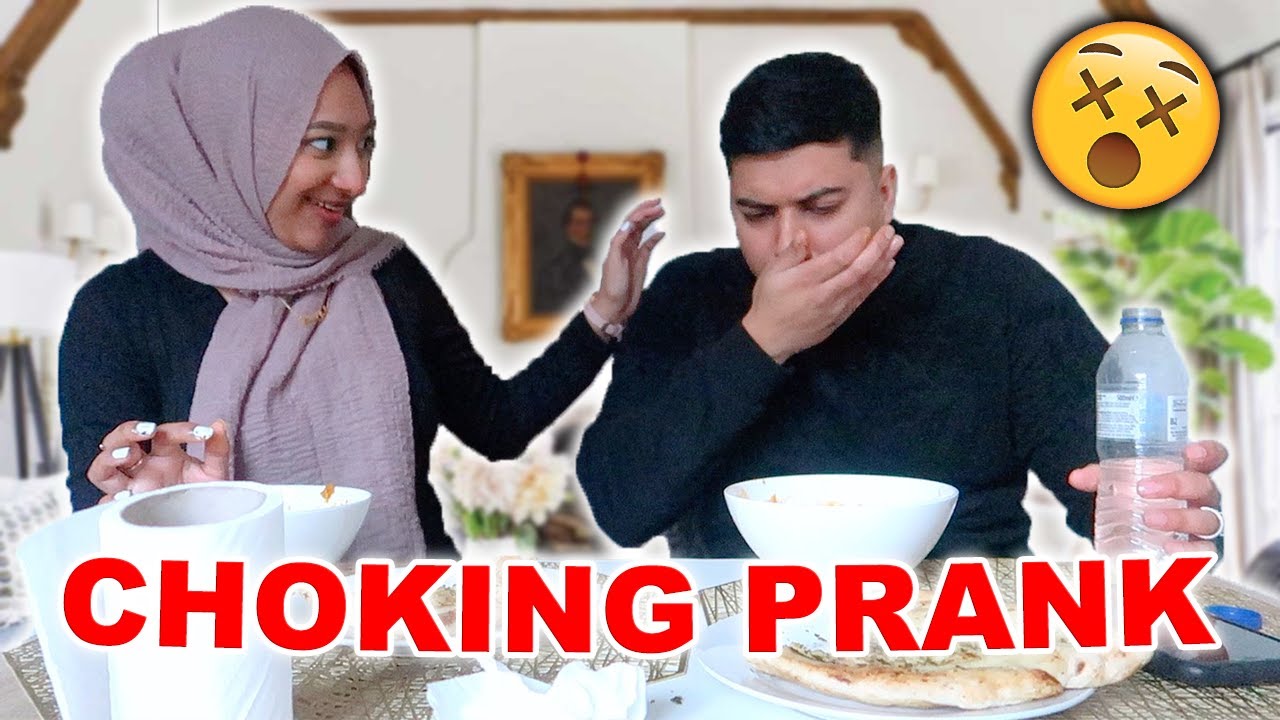 Choking PRANK On Wife - YouTube