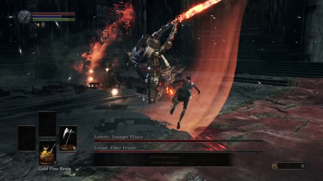 DARK SOULS 3 - Twin Princes SL1, NG+7 - YouTube