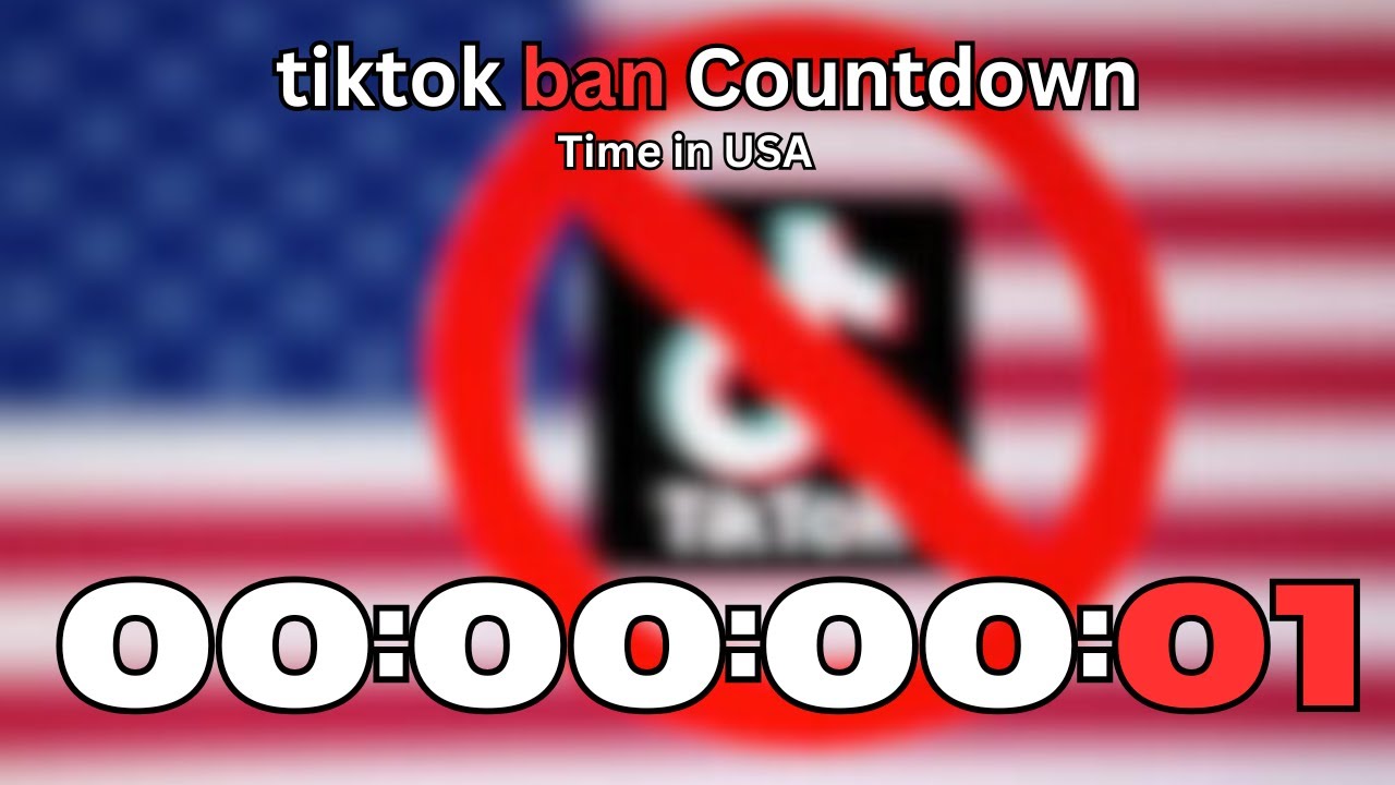 🔴Tiktok BAN Countdown COUNTDOWN TIMER USA - YouTube