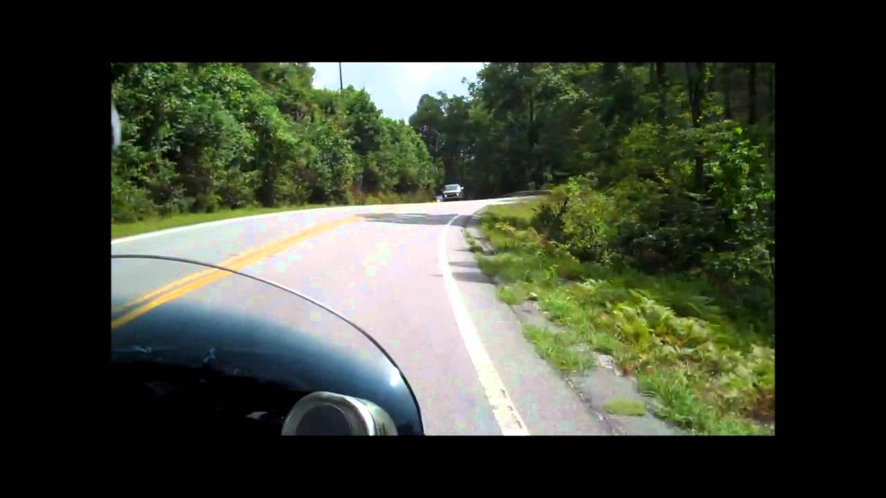 Motorcycle tour through the mountains of Helen GA. - YouTube