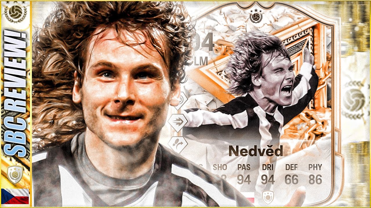 94 RATED IMMORTALS PAVEL NEDVED ICON SBC REVIEW IN EAFC25!!! - YouTube